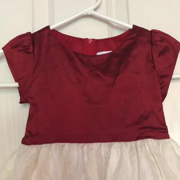 Dimples | Dresses | Beautiful Crimsoncreme Dress With Flowers | Poshmark